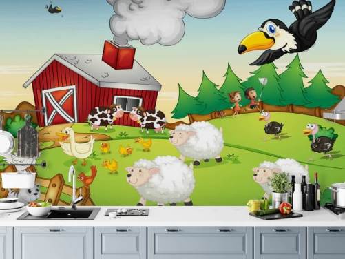 Cow Wallpaper & Wall Murals | Wallsauce US