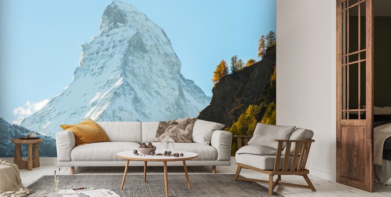 Matterhorn, Swiss Alps Wall Mural | Wallsauce US