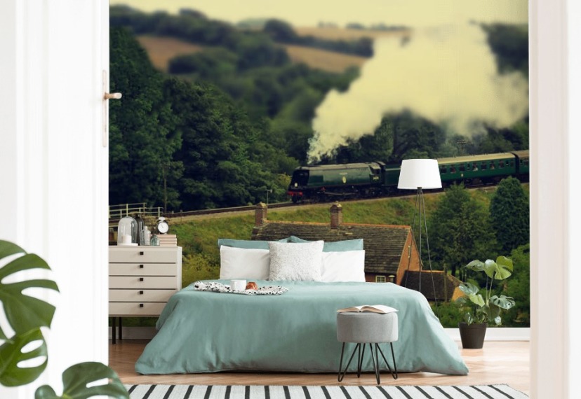 Train Wallpaper & Steam Train Wall Murals | Wallsauce UK