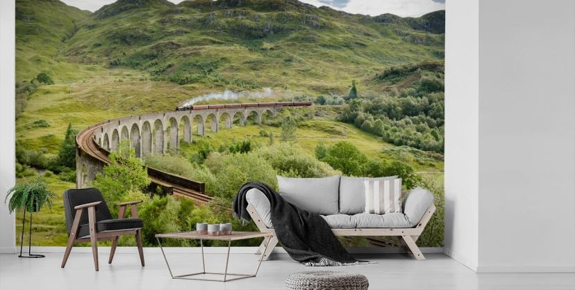 Train Wallpaper & Steam Train Wall Murals | Wallsauce UK