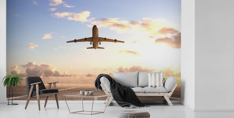 Papel pintado de aviones y murales de aviones | Wallsauce ES