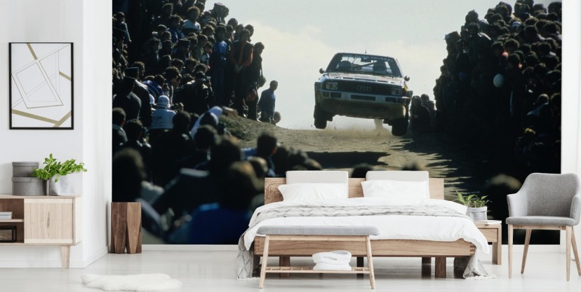 Klassische Motorsport-Wandmalereien - McKlein Rally Murals | Wallsauce DE