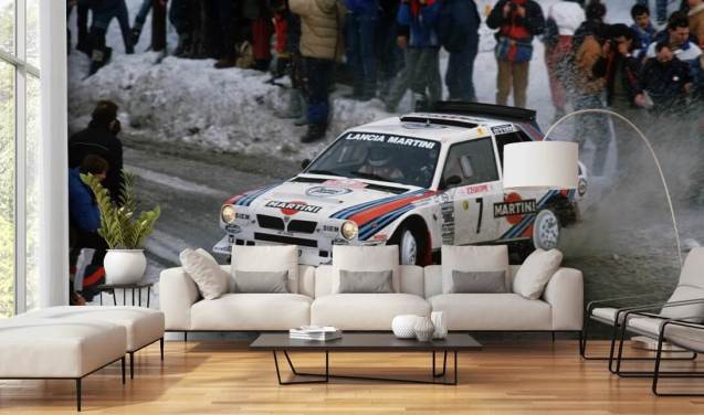 Classic Motorsport Wall Murals - McKlein Rally Murals | Wallsauce UK