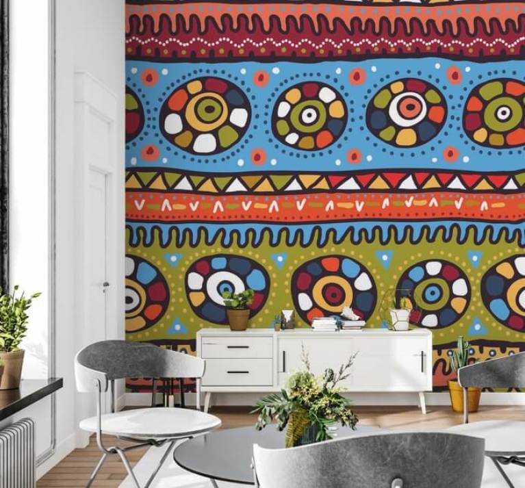 Tribal Wallpaper & Ethnic Wall Murals | Wallsauce UK