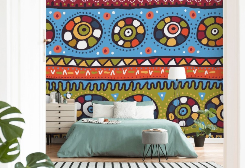 Tribal Wallpaper & Ethnic Wall Murals | Wallsauce US