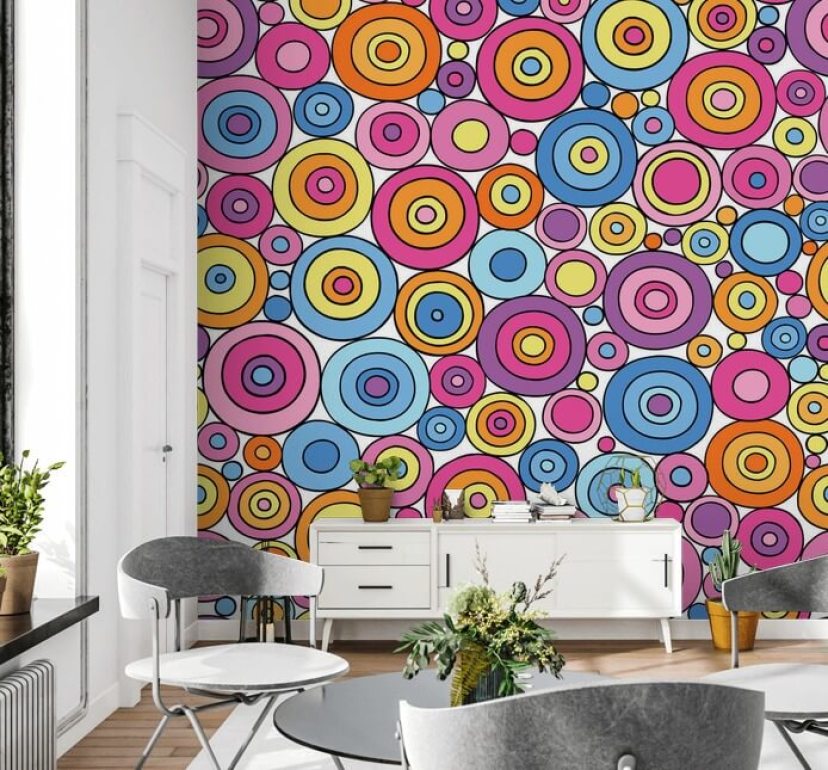 Circle Wallpaper & Wall Murals | Wallsauce UK