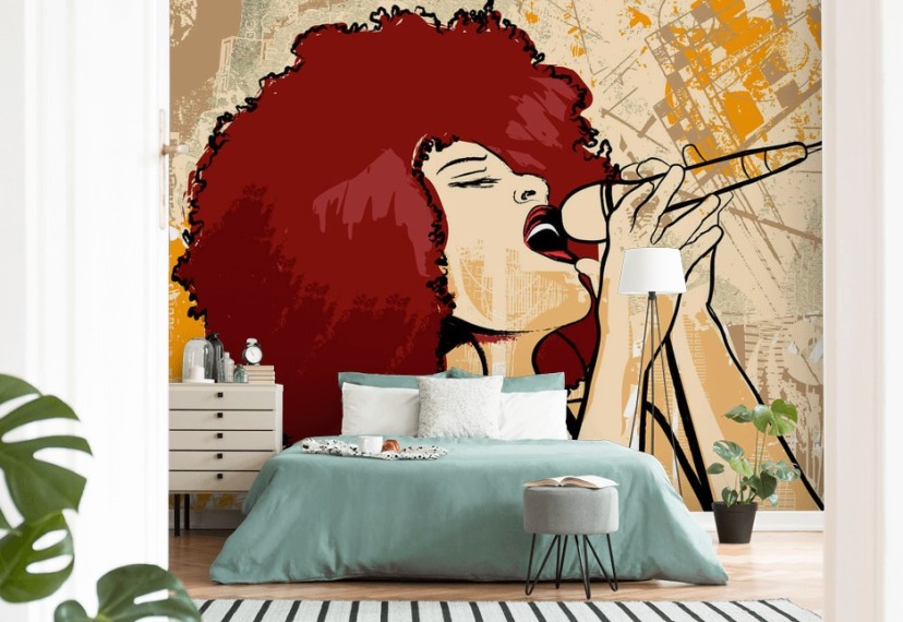 Musicians Wallpaper & Wall Murals | Wallsauce UK