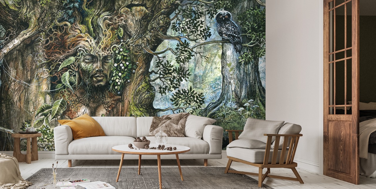 Merlin Wall Mural | Wallsauce US