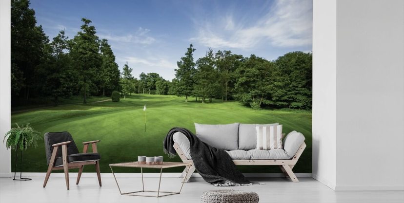 Magic Hour Golf Wall Murals | Wallsauce US