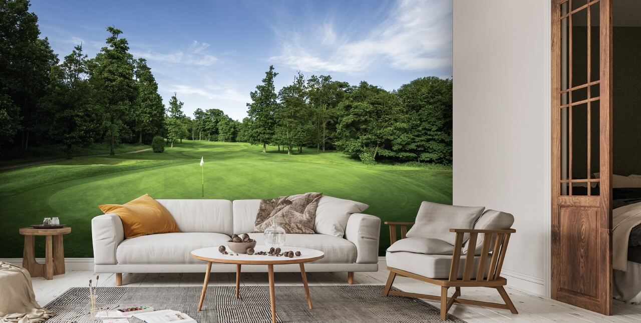 Mill Green Country Club Wall Mural | Wallsauce US