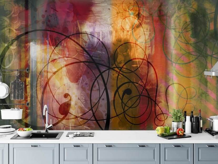 Multicoloured Wallpaper Murals | Wallsauce US