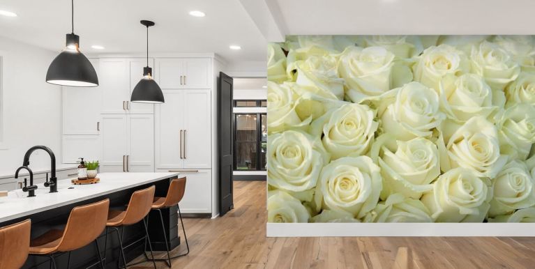Rose Wallpaper & Wall Murals | Wallsauce UK