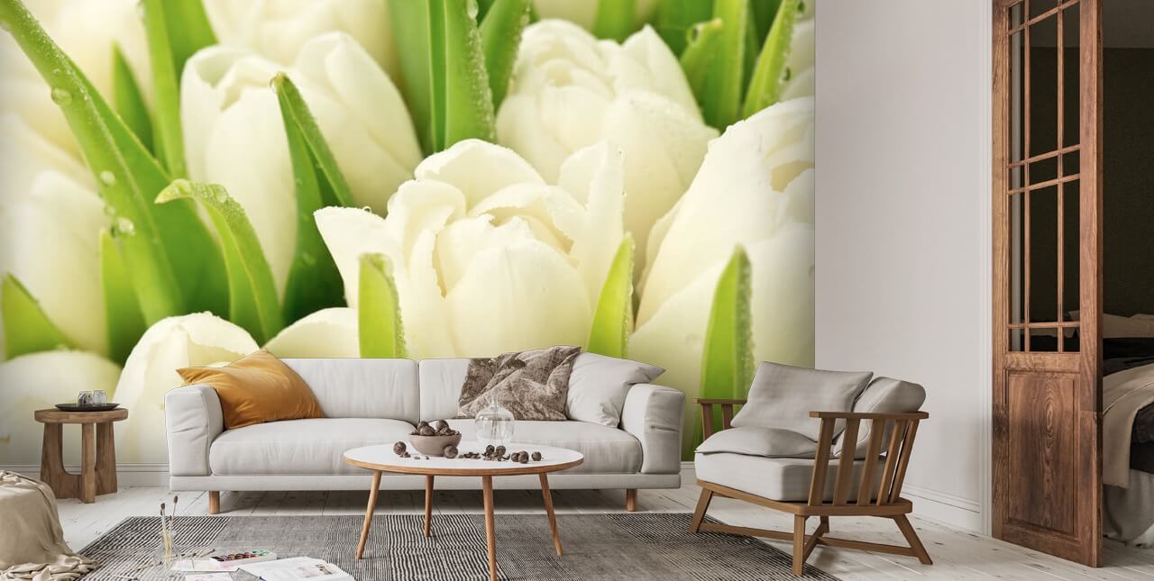 Tulipany Wall Mural | Wallsauce US