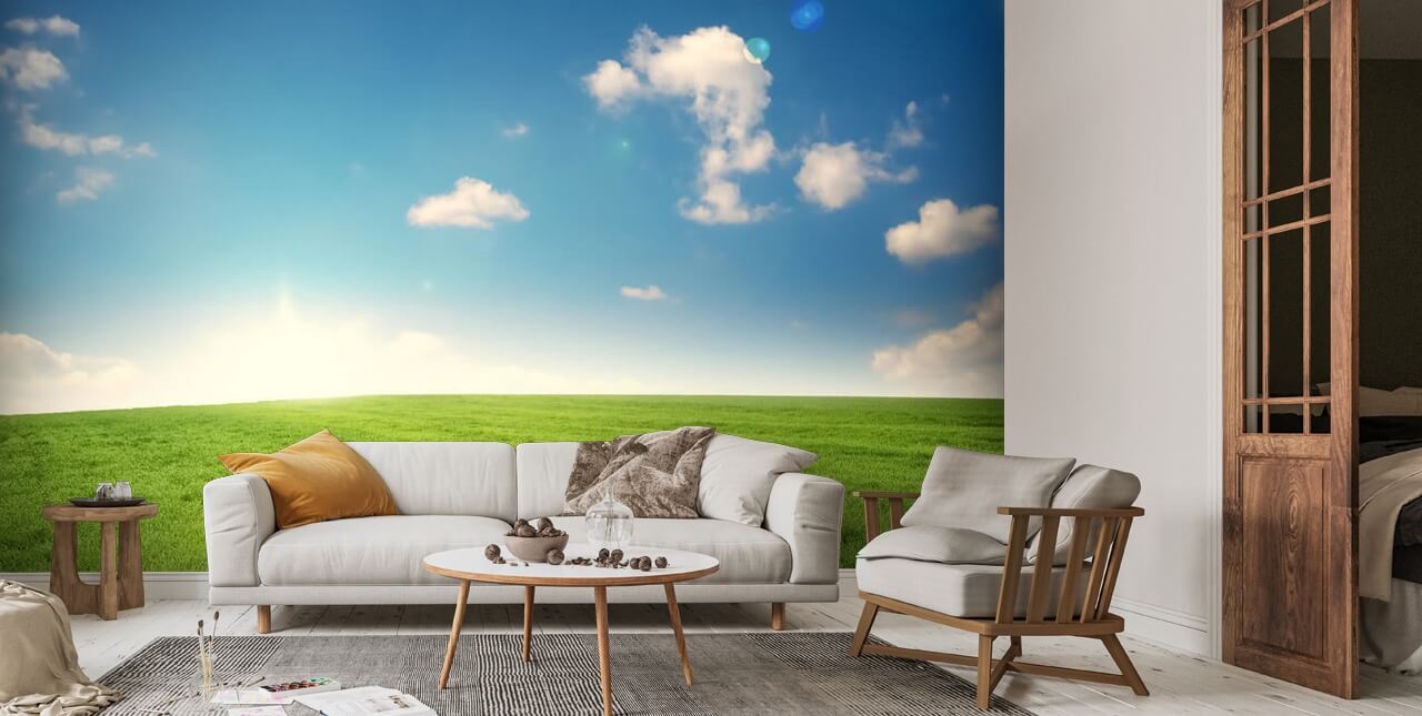 Carta da Parati Alba sulla collina | Wallsauce IT