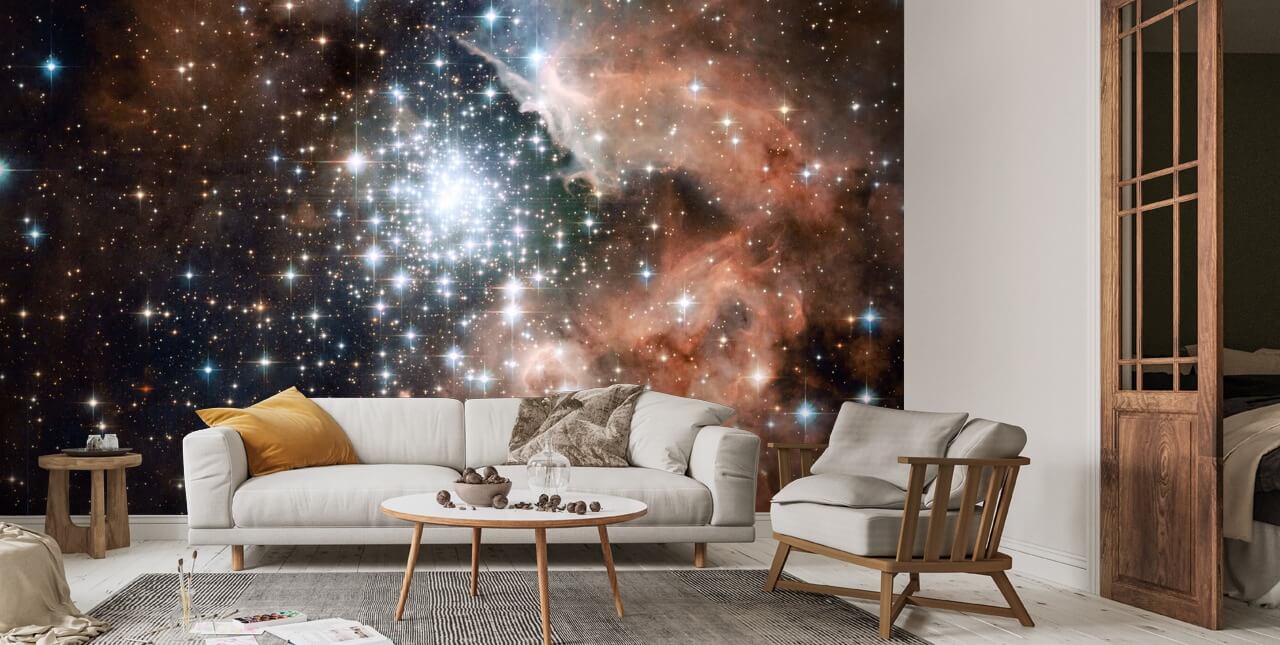 Star Cluster Bursts into Life Photo Wallpaper | Wallsauce UK