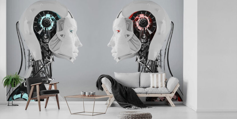 Robot Wallpaper & Wall Murals | Wallsauce UK