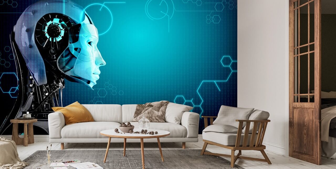 Robot Background Wallpaper | Wallsauce US