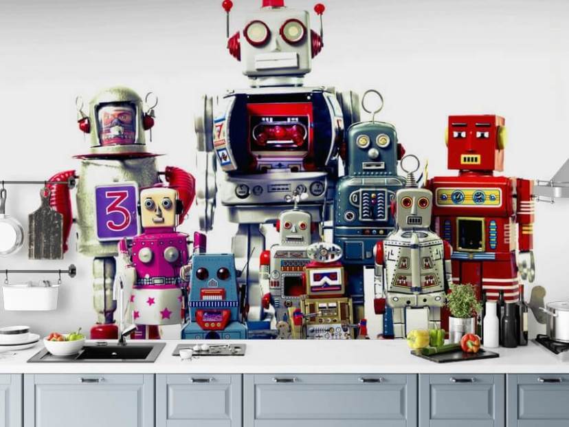 Robot Wallpaper & Wall Murals | Wallsauce UK