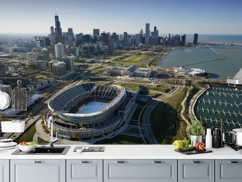 Chicago Wallpaper & Wall Murals | Wallsauce US