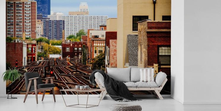 Chicago Wallpaper & Wall Murals | Wallsauce US