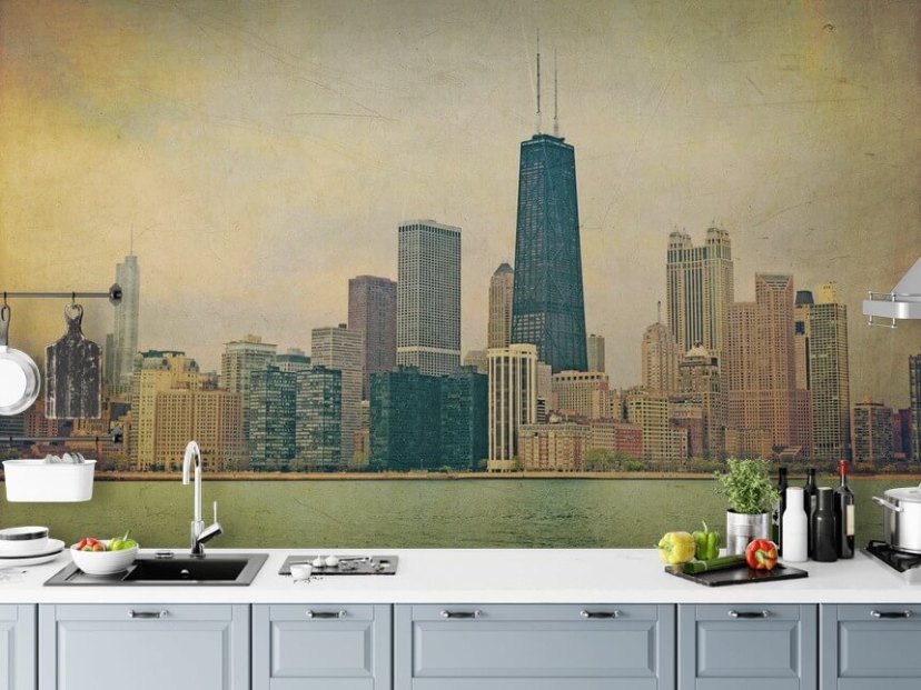 Chicago Wallpaper & Wall Murals | Wallsauce US