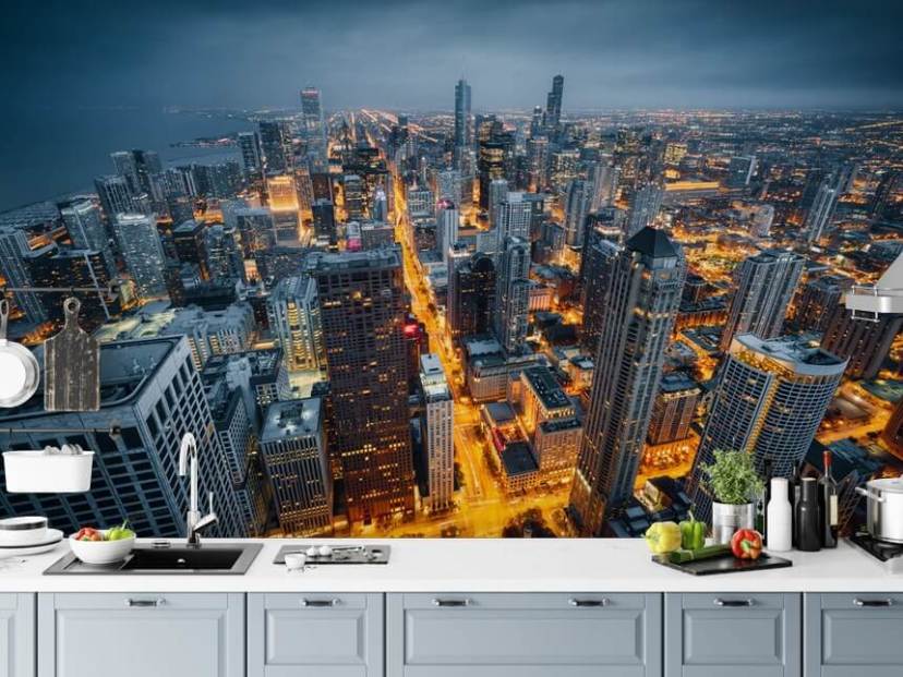 Chicago Wallpaper & Wall Murals | Wallsauce US