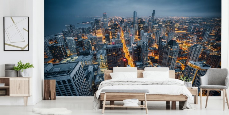 Chicago Wallpaper & Wall Murals | Wallsauce US