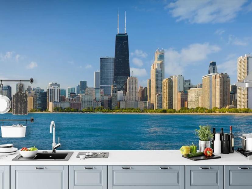 Chicago Wallpaper & Wall Murals | Wallsauce US
