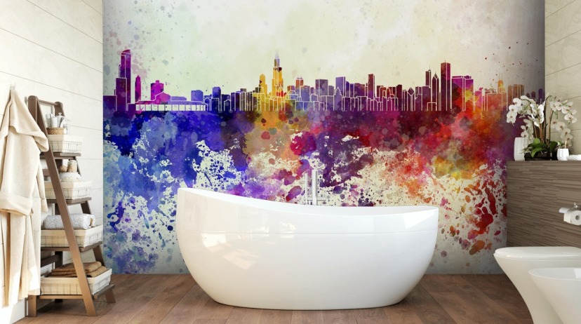 Chicago Wallpaper & Wall Murals | Wallsauce US