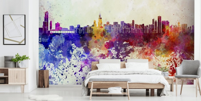 Chicago Wallpaper & Wall Murals | Wallsauce US
