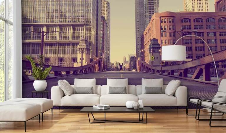 Chicago Wallpaper & Wall Murals | Wallsauce US