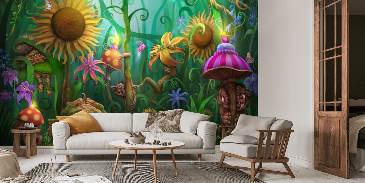 Meet the Imaginaries Wall Mural by Philip Straub | Wallsauce US