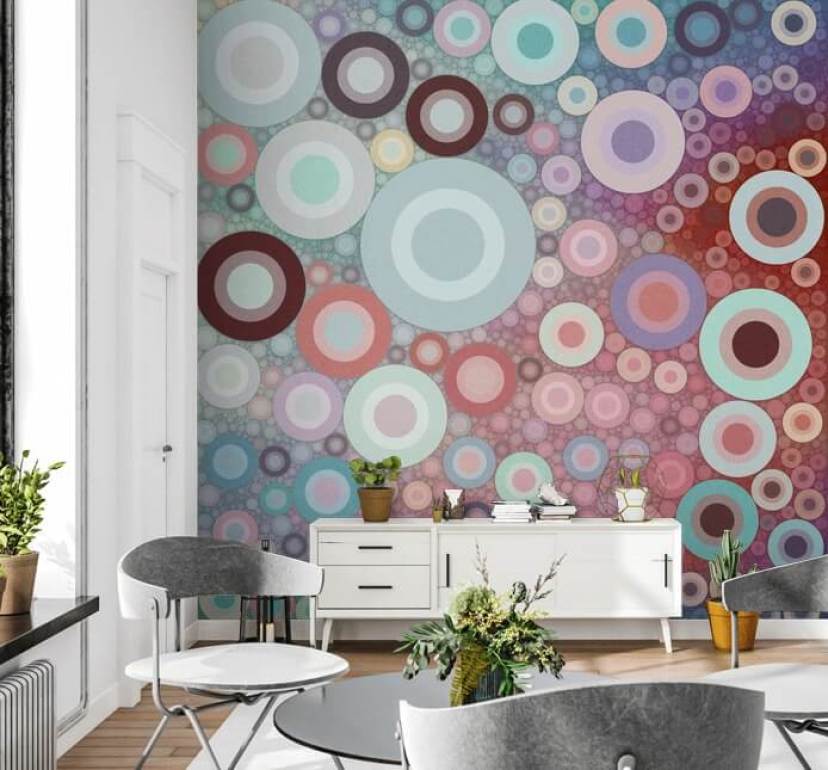 Circle Wallpaper & Wall Murals | Wallsauce UK