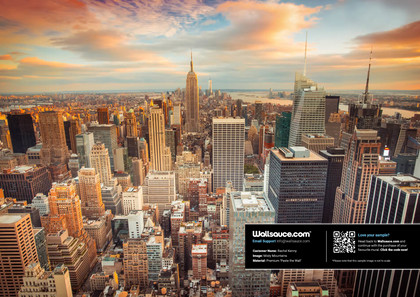 Midtown Manhattan Wallpaper | Wallsauce UK