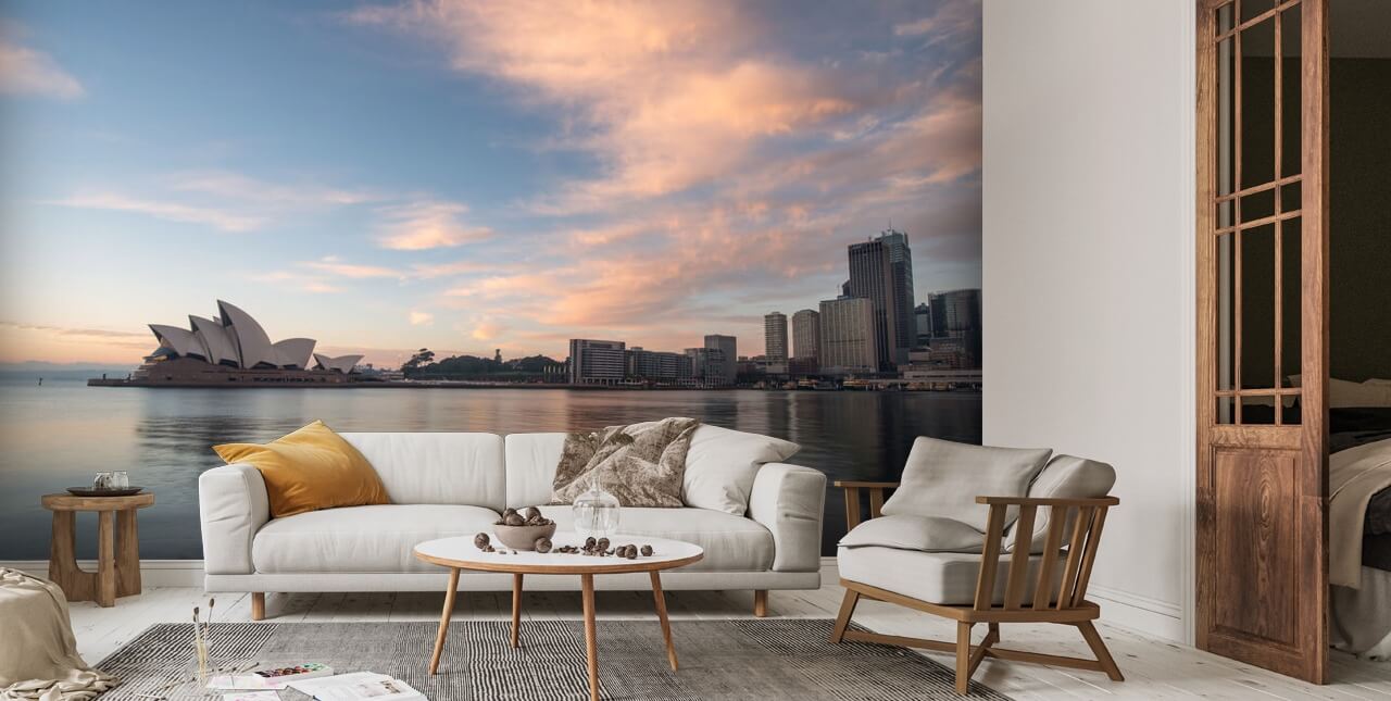 Sunrise over Sydney Opera House Wallpaper | Wallsauce US