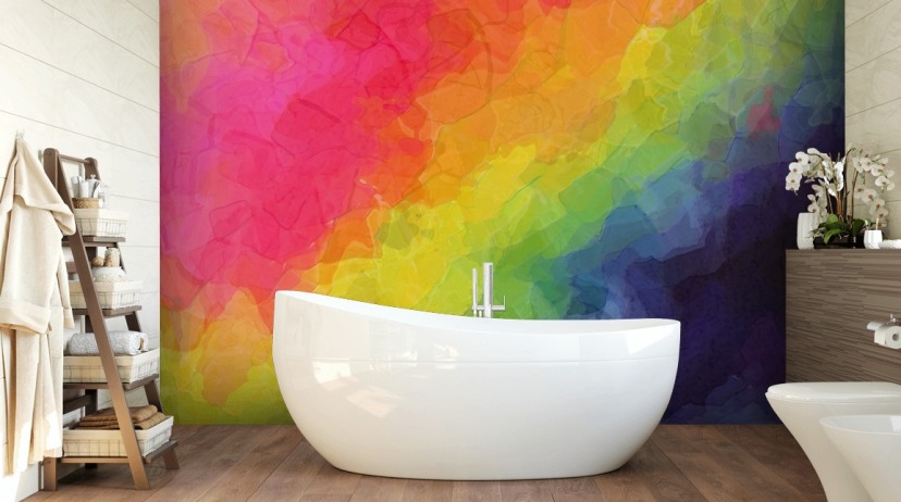 Multicoloured Wallpaper Murals | Wallsauce US