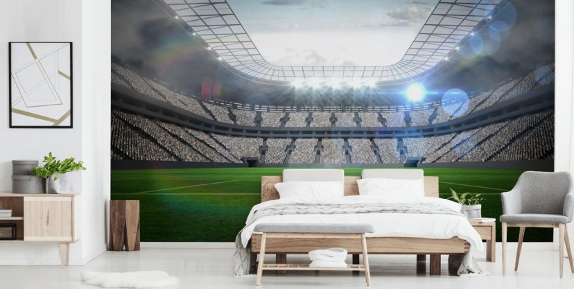Voetbal behang muurschilderingen | Wallsauce NL
