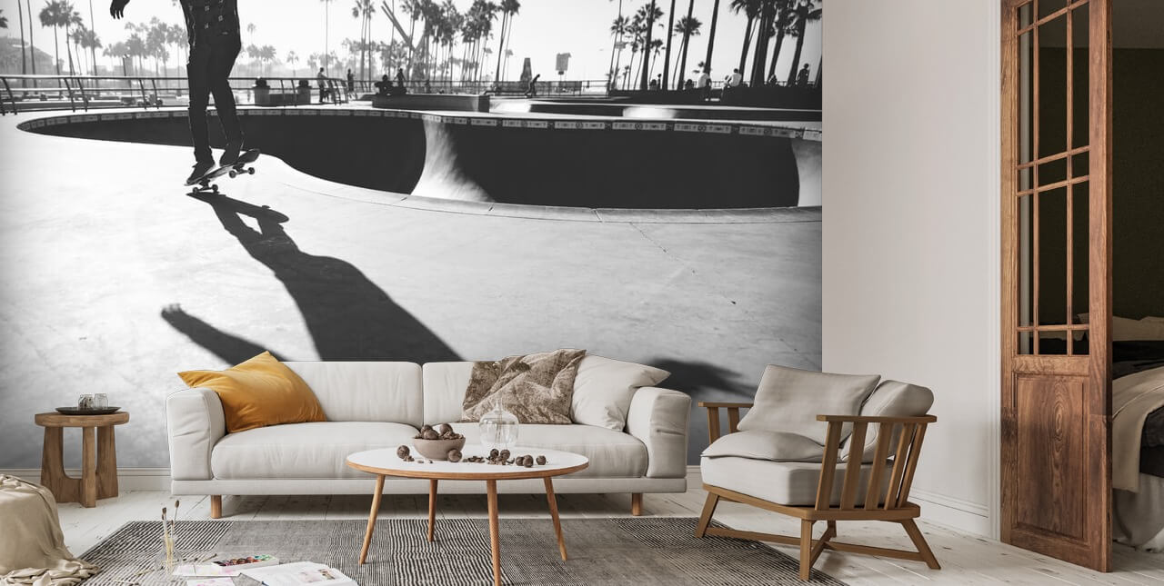 Skater - Skate Park Wall Mural | Wallsauce US