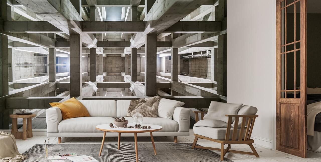 Ceiling Wall Mural Wallpaper | Wallsauce UK