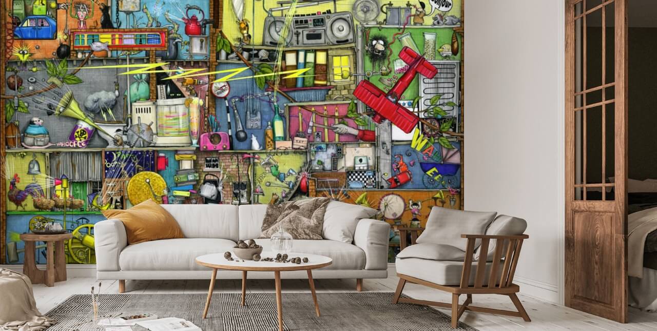 Too Loud Wall Mural | Wallsauce AU