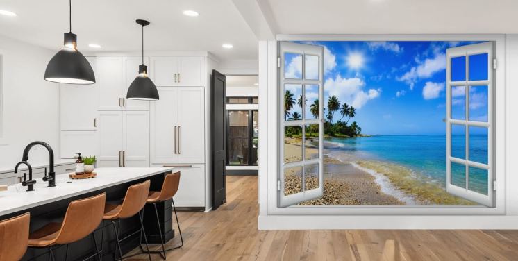 Beach Wallpaper & Tropical Beach Wall Murals | Wallsauce US