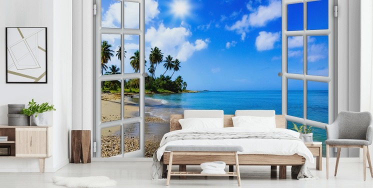 Window Wallpaper - Window View Wall Murals | Wallsauce AU