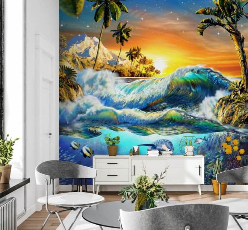 Fish Wallpaper & Tropical Fish Murals | Wallsauce US