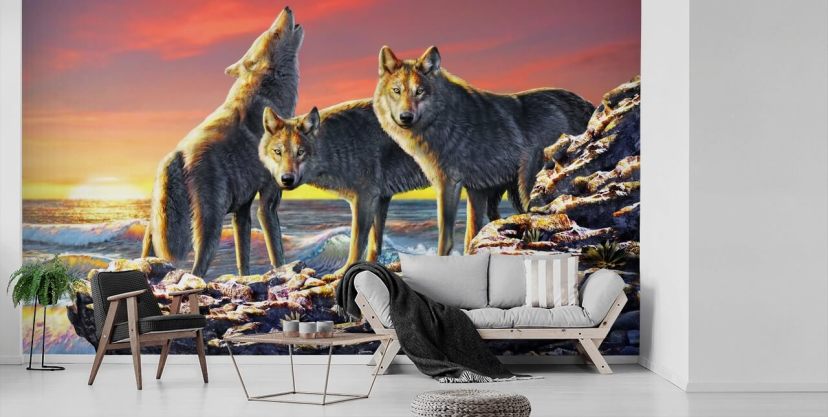 Wolf Wallpaper and Wall Murals | Wallsauce UK