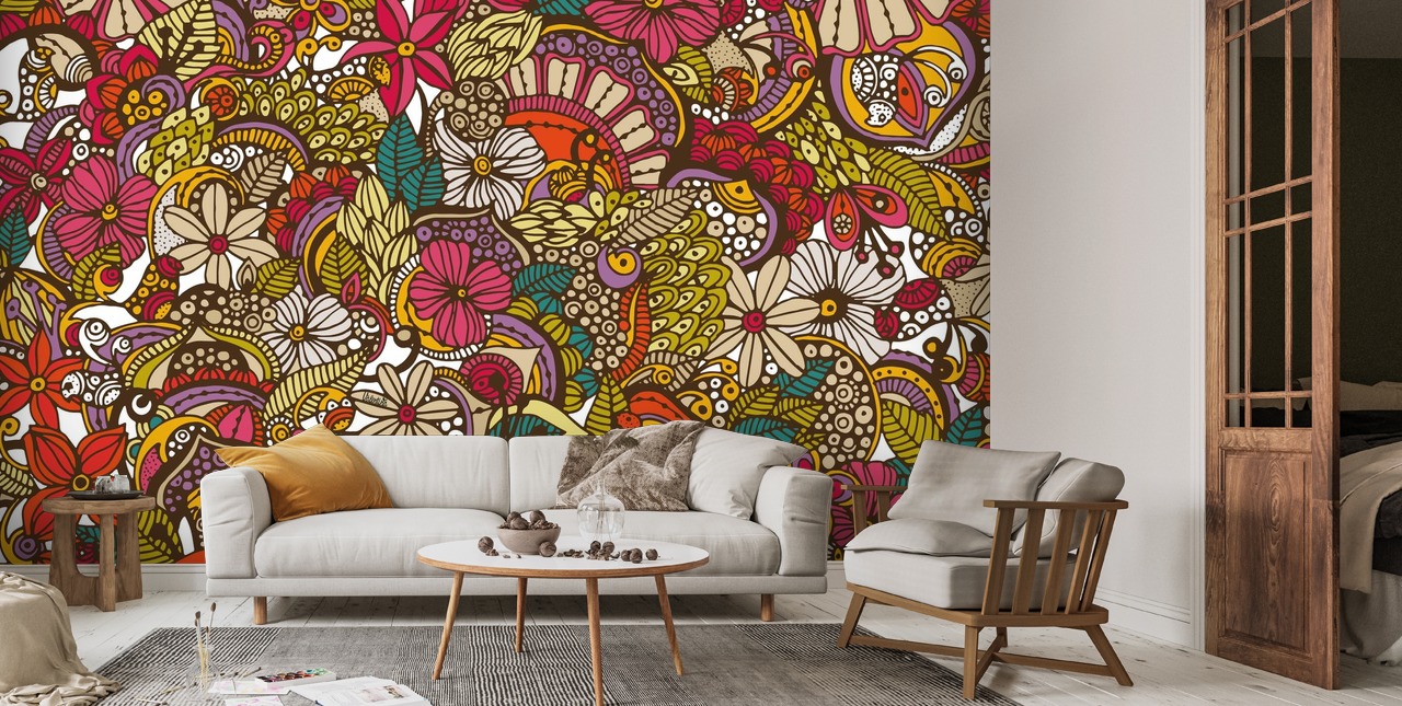I Spy Colors Wall Mural | Wallsauce US