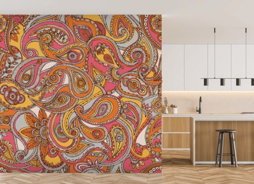 Paisley Wallpaper & Paisley Wall Murals | Wallsauce UK