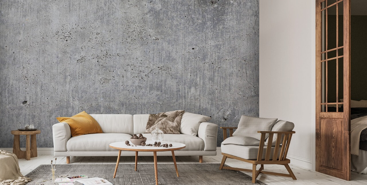 Poured Concrete Wall Mural | Wallsauce US