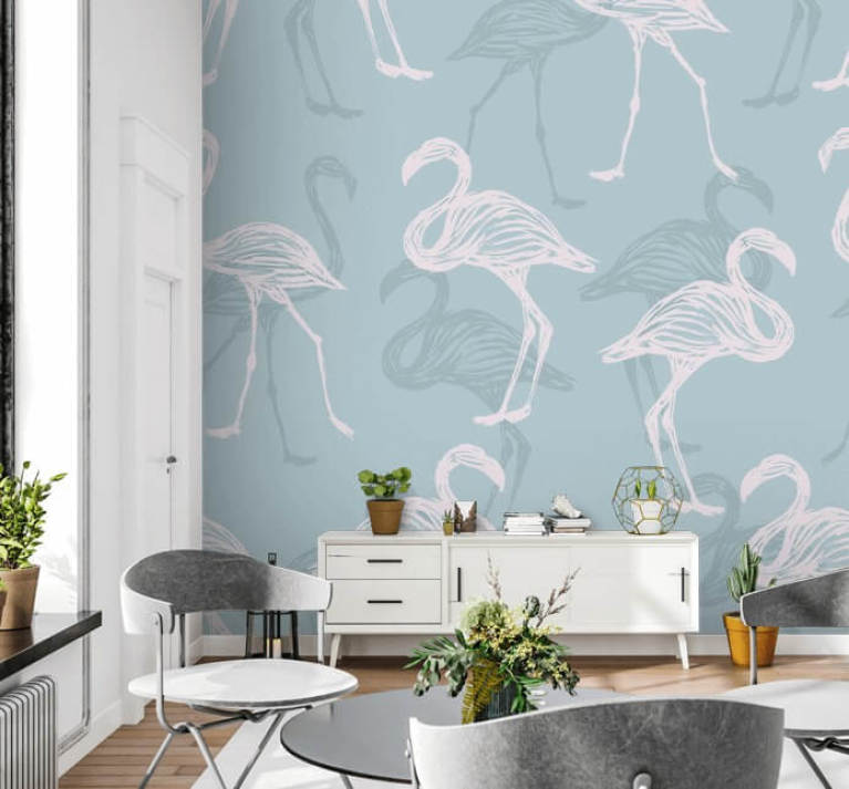 Flamingo Wallpaper & Wall Murals | Wallsauce US