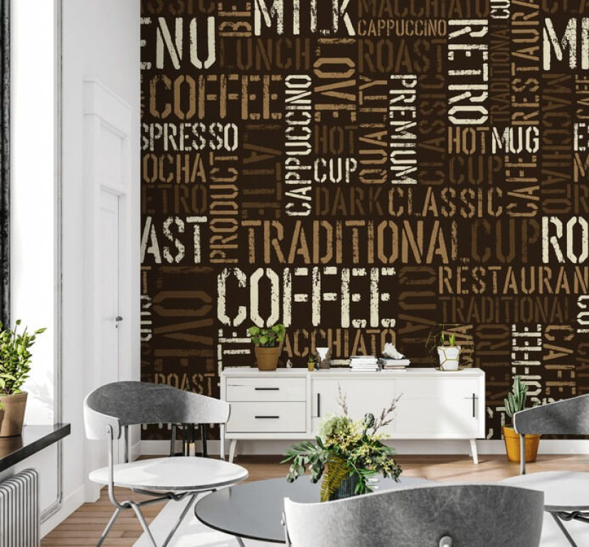 Coffee Wallpaper | Wallsauce UK