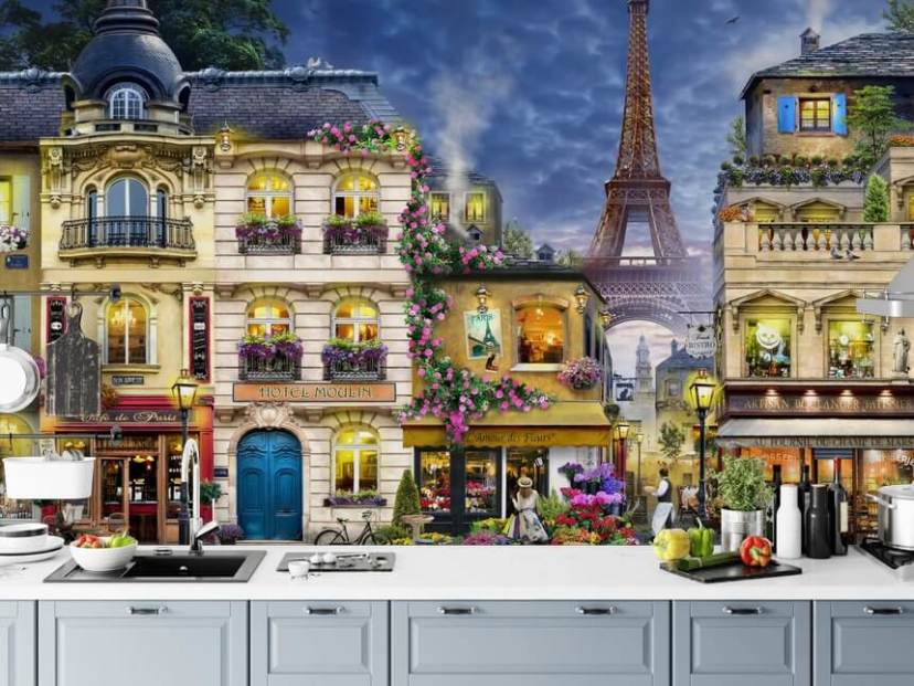 Paris Wallpaper & Wall Murals | Wallsauce US